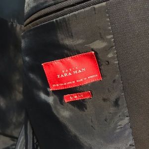Zara | Jackets & Coats | Zara Basic Blue Mens Blazer | Poshmark
